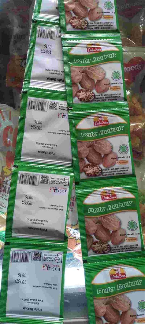 Jual Pala Bubuk Pada Suka Nutmeg Powder Rempah Pala Bubuk 1 Renceng Isi