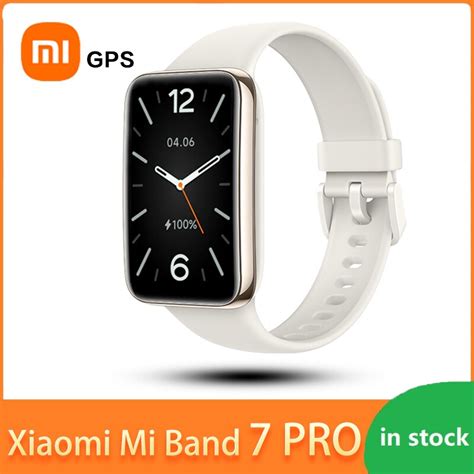 Xiaomi mi banda 7 pro gps inteligente pulseira amoled tela de oxigênio