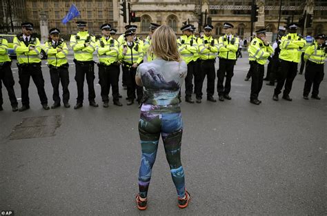 Extinction Rebellion Climate Change Protesters March On Westminster