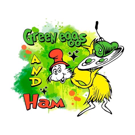 Green Eggs And Ham Sam I Am Svg For Cricut Sublimation Files Inspire