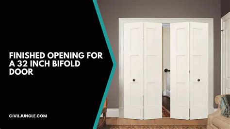 What Is The Rough Opening For A Bifold Door What Is The Rough Opening