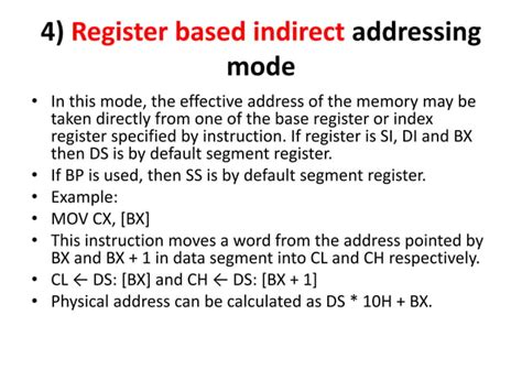 addressing modes of 8086