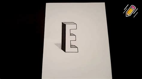 Como Dibujar Una Letra 3D Facil YouTube