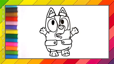 Dibujos De Bluey Para Colorear Imprimir Y Pintar