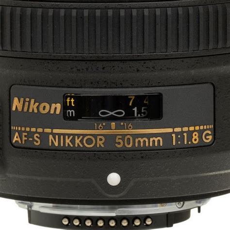 Nikon AF S Nikkor 50mm F 1 8G PcComponentes