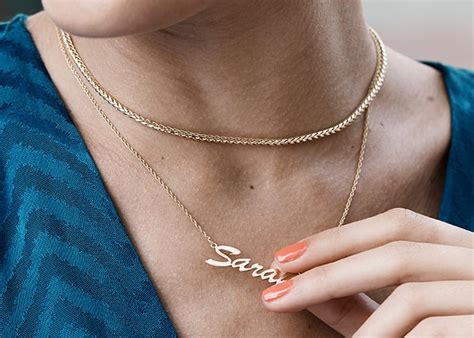Custom Necklace Name Atelier Yuwa Ciao Jp