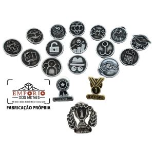 PINS EM RELEVO 2693 Pins em relevo Personalizados Empório dos