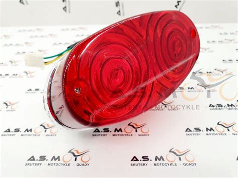 Lampa Tylna Quad Atv 150 200 250 Czerwona A S MOTO Motoryzacja EMPIK