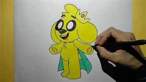 Cómo dibujar a Mike con corona de Trollino Las Perrerías de Mike