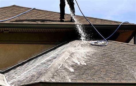 What Is Soft Wash Roof Cleaning Red Door Pro Wash