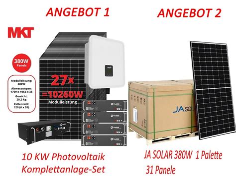 Photovoltaik Komplettanlage Mit KWp Und 11 5 KWh Speicher 57 OFF