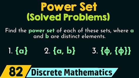 power set solved problems youtube