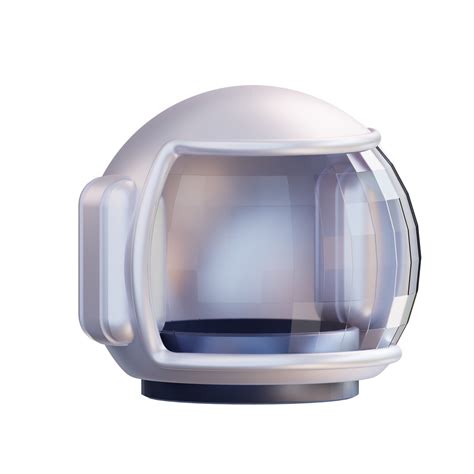 D Illustration Of Astronaut Helmet Png