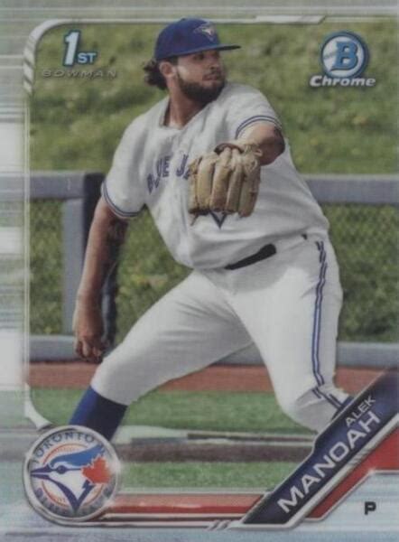 2019 Bowman Draft Chrome Refractor BDC 3 Alek Manoah RC For Sale