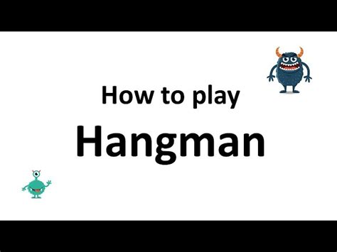 Hangman Video Game