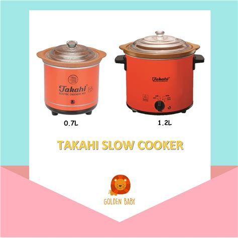 Jual Takahi Slow Cooker Crockery Pot 0 7L 1 2L Premium Series