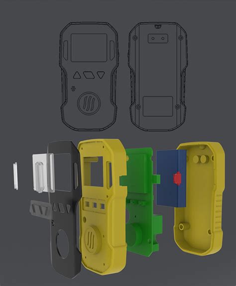 H2S Hydrogen Sulfide Portable Gas Detector USB Rechargeable Water Dust