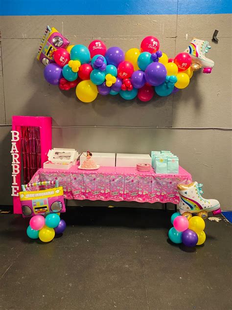 Barbie Birthday Party Balloon Garland Barbie Party Barbie Birthday