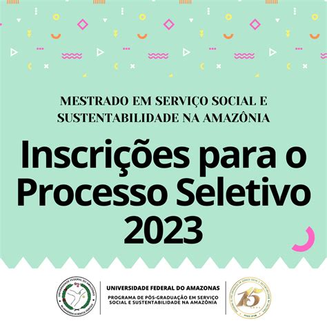 Inscrições para o edital de Seleção de 2023