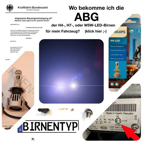 Wie läuft das genau mit der legalen LED Umrüstung Birnen Typ de