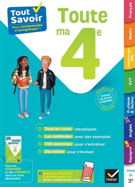 Tout Savoir 4e Tout En Un Editions Hatier