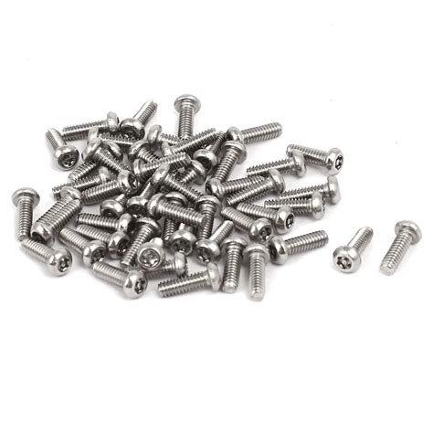 M X Mm Stainless Steel Button Head Torx Security Machine Screws