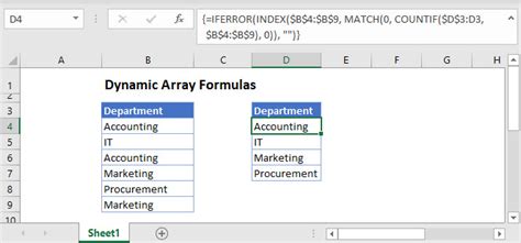 Introduction To Dynamic Array Formulas In Excel Auto Vba