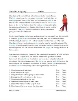 English Simple Past Reading Irregular Verbs ESL EFL ELL TPT
