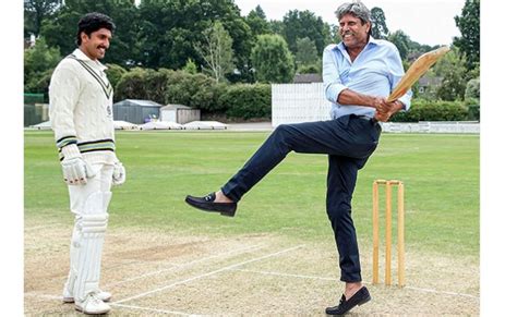 Iconic Natraj Shot Of Legendary Cricket Player Kapil Dev