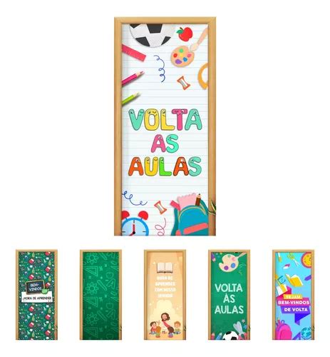 Capa Decorativa Porta Volta As Aulas Tecido Vários Modelos MercadoLivre