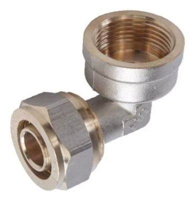 Kolano PEX skręcane 16x1 2 gw złączki mosiężne pex al pex skręcane