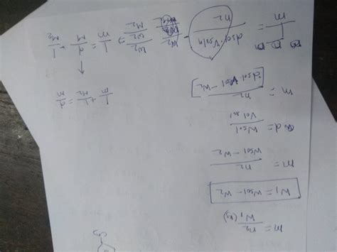 The Correct Relationship Between Molarity M And Molality M Is D
