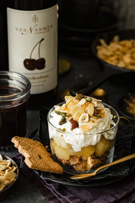 Bratapfel Tiramisu im Glas mit Spekulatius Dee s Küche