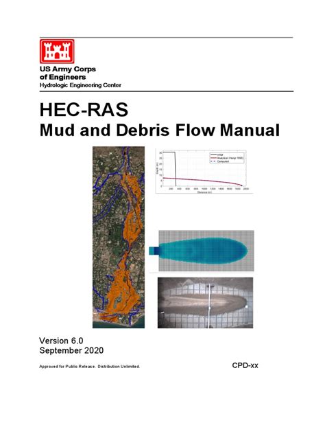 hec ras 6 0 mud and debris manuals español pdf civil engineering fluid dynamics