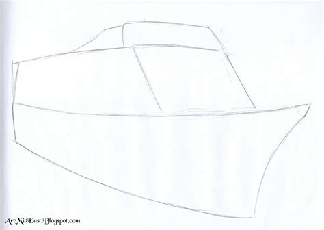 How To Draw A Boat A Step By Step Drawing Lesson Drawing Lessons