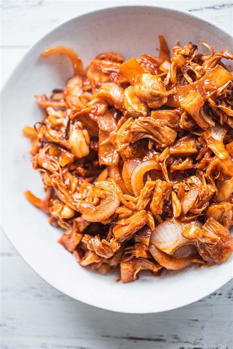 BBQ Vegan Pulled Jackfruit Pulled Pork Earth Of Maria