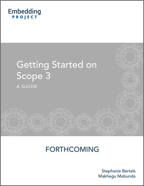 getting started on scope 3 resource embedding project