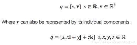 理解四元组 understanding quaternions csdn博客