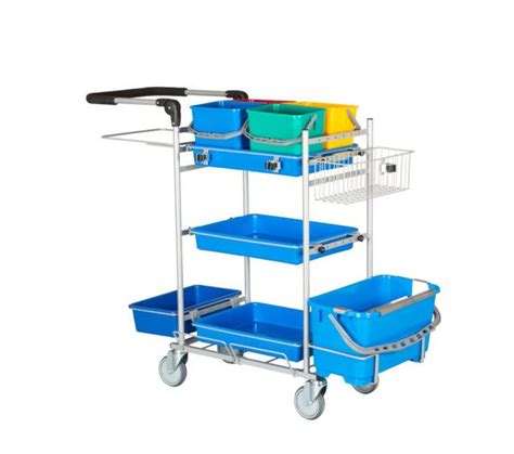 Tina Trolley ERGO rengøringsvogn med drypsystem Curant Teknik