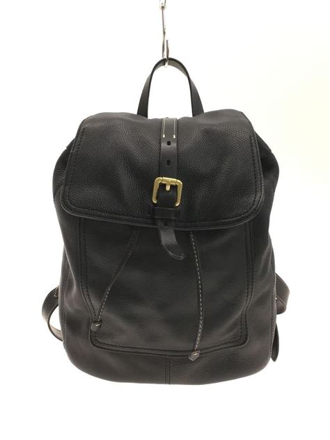 COLE HAAN コールハーン コールハーン リュック レザー BLK ブラック 無地 U02445 中古品の販売通販なら