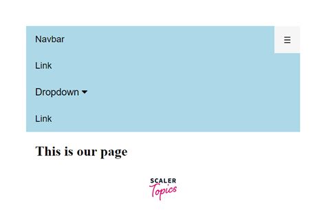 How To Create A Navigation Bar In Html Scaler Topics