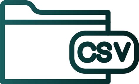 File Csv Vector Icon Design Vector Art At Vecteezy