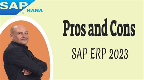 The Pros And Cons Of Sap Erp Systems Youtube