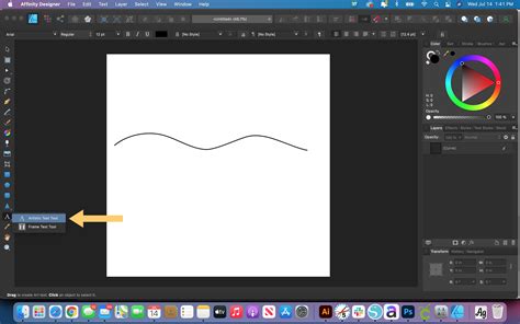 Curve Text In Affinity Designer Steps Design Bundles