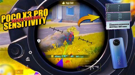 Poco X3 Pro Sensitivity Setting Pubg Mobile Sensitivity Setting