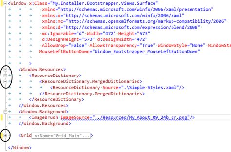 wpf how to enable xaml code outlining in microsoft expression blend 16683 hot sex picture