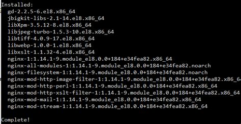 centos8安装nginx php mysql 技术 唐哲 和仲科技