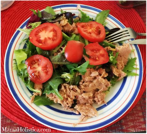 Receta de Ensalada de Atún y Vegetales Mamá Holística