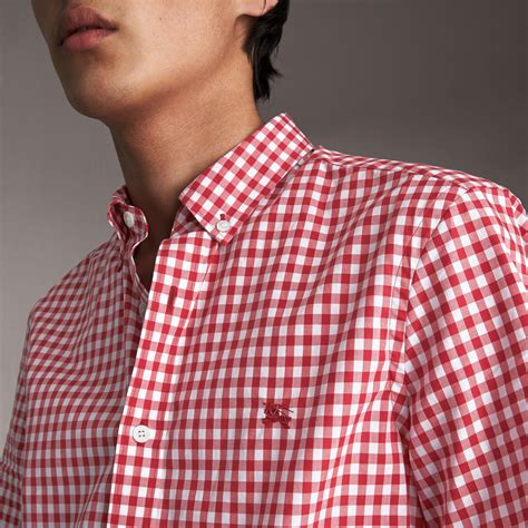 Red Burberry Button Down Save Up To 15 Syncro System Bg