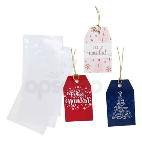 Bolsas De Celof N C Etiqueta Navide A Dulcero Navidad Pz Meses Sin